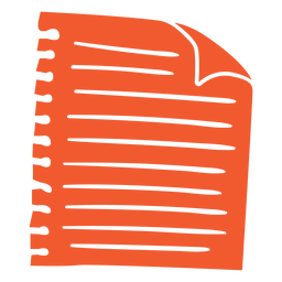 Piece Of Paper Red Cut-out PNG & SVG Design For T-Shirts