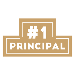 #1 Principal Quote Cut Out PNG & SVG Design For T-Shirts