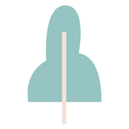 Light Blue Tree Flat PNG & SVG Design For T-Shirts