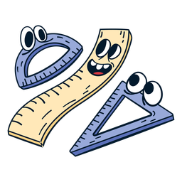 Geometry Set Cartoons PNG & SVG Design For T-Shirts