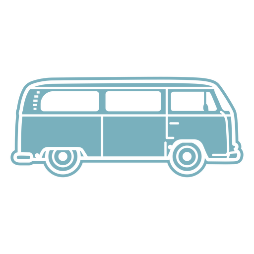 Diseños PNG de microbus para camisetas & Merch