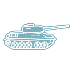 Military Tank Cut-out PNG & SVG Design For T-Shirts