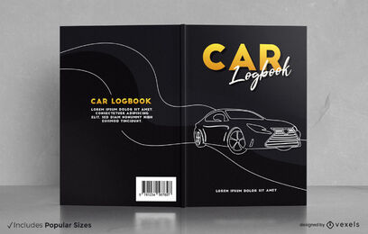 Car Logbook Cover Design Vector Download