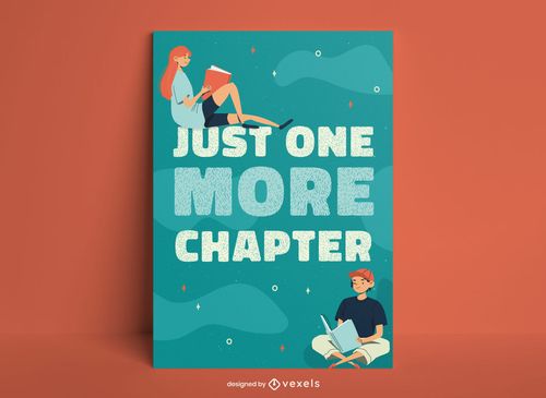 Lesen Von Hobbykapitel Zitat Poster Design Vektor Download
