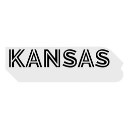Kansas Bold Lettering PNG & SVG Design For T-Shirts