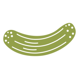 Cucumber Cut Out Food PNG & SVG Design For T-Shirts