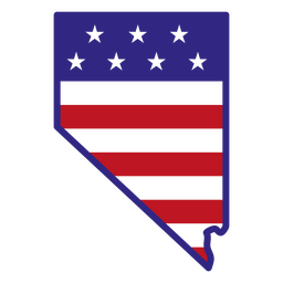 Nevada Color Stroke States PNG & SVG Design For T-Shirts