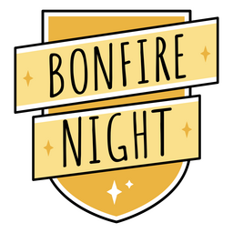 Bonfire Night Badge Sign PNG & SVG Design For T-Shirts