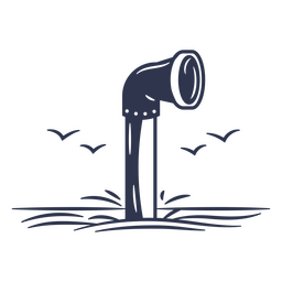 Periscope Cut Out Realistic PNG & SVG Design For T-Shirts