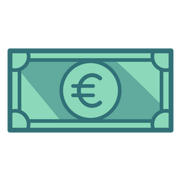 Euro-Zeichen-Schein-Geld-Symbol PNG- Und SVG-Design Für T-Shirts