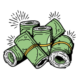 Geldschein Rollt Symbol Für Unternehmensfinanzen PNG- Und SVG-Design ...