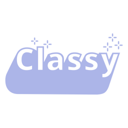 Classy Quote Sparkly Sign PNG & SVG Design For T-Shirts