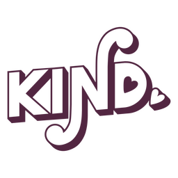 Kind Quote Sign PNG & SVG Design For T-Shirts