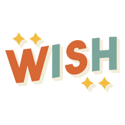 Wish Quote Sparkly Sign PNG & SVG Design For T-Shirts