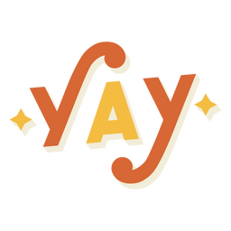 Yay Quote Sparkly Sign PNG & SVG Design For T-Shirts