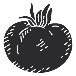 Detailed Tomato Food Icon PNG & SVG Design For T-Shirts