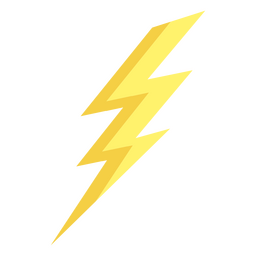 Blitz-Cartoon-Symbol PNG- Und SVG-Design Für T-Shirts