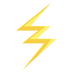 Diseño PNG Y SVG De Rayo Simple Icono De Dibujos Animados Para Camisetas