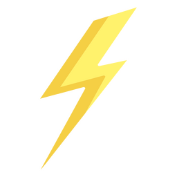 Thunderbolt Cartoon Icon PNG & SVG Design For T-Shirts