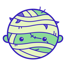 Cute Mummy Cartoon Icon PNG & SVG Design For T-Shirts
