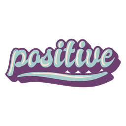 Positive Decorative Sign PNG & SVG Design For T-Shirts