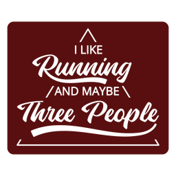 I Like Running Sports Quote PNG & SVG Design For T-Shirts