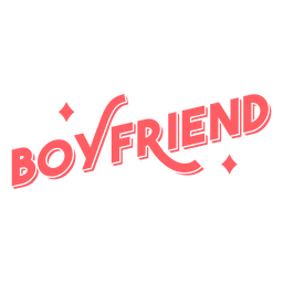 Boyfriend Quote Cutout Sign PNG & SVG Design For T-Shirts