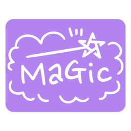 Magic Word Sentiment Cut Out PNG & SVG Design For T-Shirts
