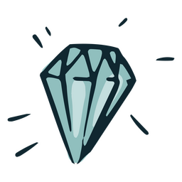 Shiny Diamond Role Play Icon PNG & SVG Design For T-Shirts