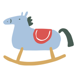 Minimalist Rocking Horse Icon PNG & SVG Design For T-Shirts