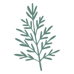 Minimalist Plant Branch Icon PNG & SVG Design For T-Shirts