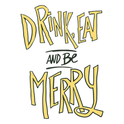 Be Merry Christmas Quote Lettering PNG & SVG Design For T-Shirts