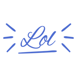 Lol Wortbeschriftung PNG- Und SVG-Design Für T-Shirts