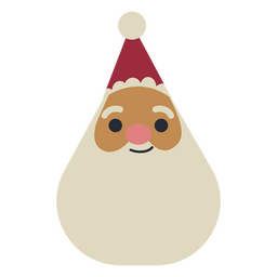 Santa Claus Flat Christmas PNG & SVG Design For T-Shirts