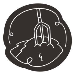 Landschaft Schnitt Stroh Aus PNG- Und SVG-Design Für T-Shirts