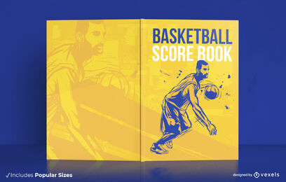 Basketball Sport Player Book Cover Design Vector Download