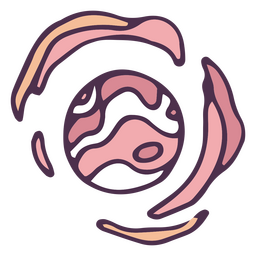 Abstract Planet Icon PNG & SVG Design For T-Shirts