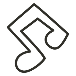 Beam Notes Musical Notes Stroke PNG & SVG Design For T-Shirts