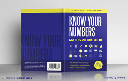 Math Education Workbook Cover Design Vector Download