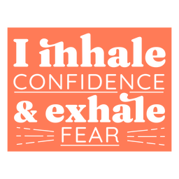 Affirmation Cut Out Quote Confidence Transparent PNG & SVG Vector