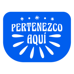 Affirmation Cut Out Spanish Quote Belong Here PNG & SVG Design For T-Shirts
