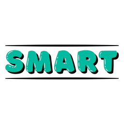 Smart Green Word PNG & SVG Design For T-Shirts