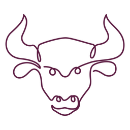 Bull Continuous Line PNG & SVG Design For T-Shirts