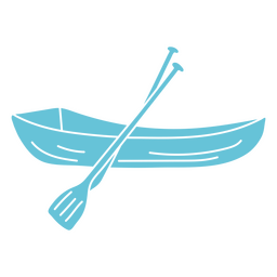 Canoe Cut Out Profile Transparent PNG & SVG Vector