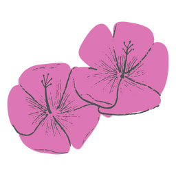 Spring Pink Flowers Nature Icon Transparent PNG & SVG Vector