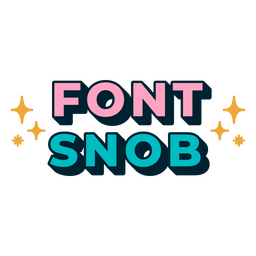 Font Snob Graphic Designer Quote Badge PNG & SVG Design For T-Shirts