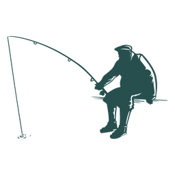 Fisherman Job Occupation People PNG & SVG Design For T-Shirts