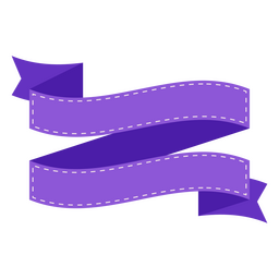 Simple Flat Ribbon PNG & SVG Design For T-Shirts