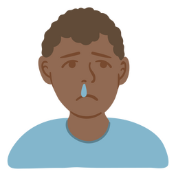 Ill People Flat Cold PNG & SVG Design For T-Shirts