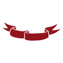 Red Cut Out Ribbon PNG & SVG Design For T-Shirts